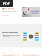 Overview of Schein's Career Anchors | PDF | Autonomy | Leadership