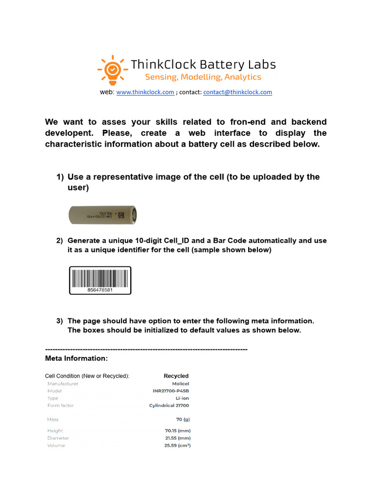 ThinkClock Recruitment 1 | PDF | Electrical Engineering | Electricity