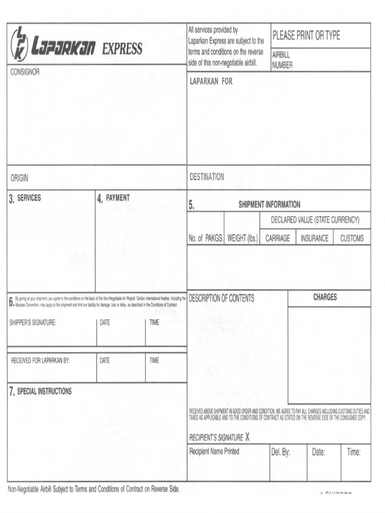 Air Waybill Xpak1484842 | PDF