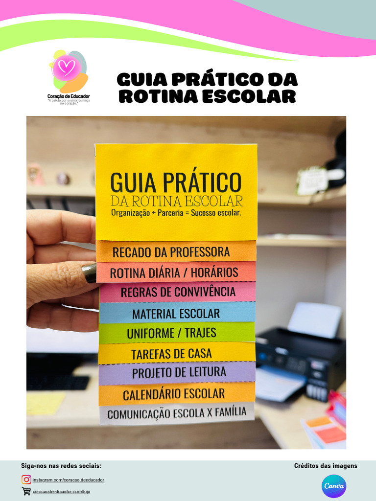 Guia Pratico Da Rotina Escolar | PDF | Família | Psicologia do ...