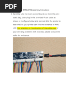 Adventurer 5M Installation Guide | PDF | Screw | Extrusion