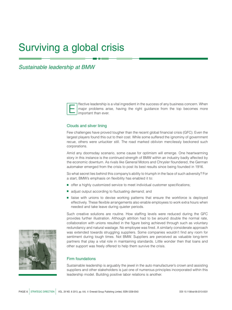 (2.6 Reference) Surviving A Global Crisis | PDF | Sustainability ...