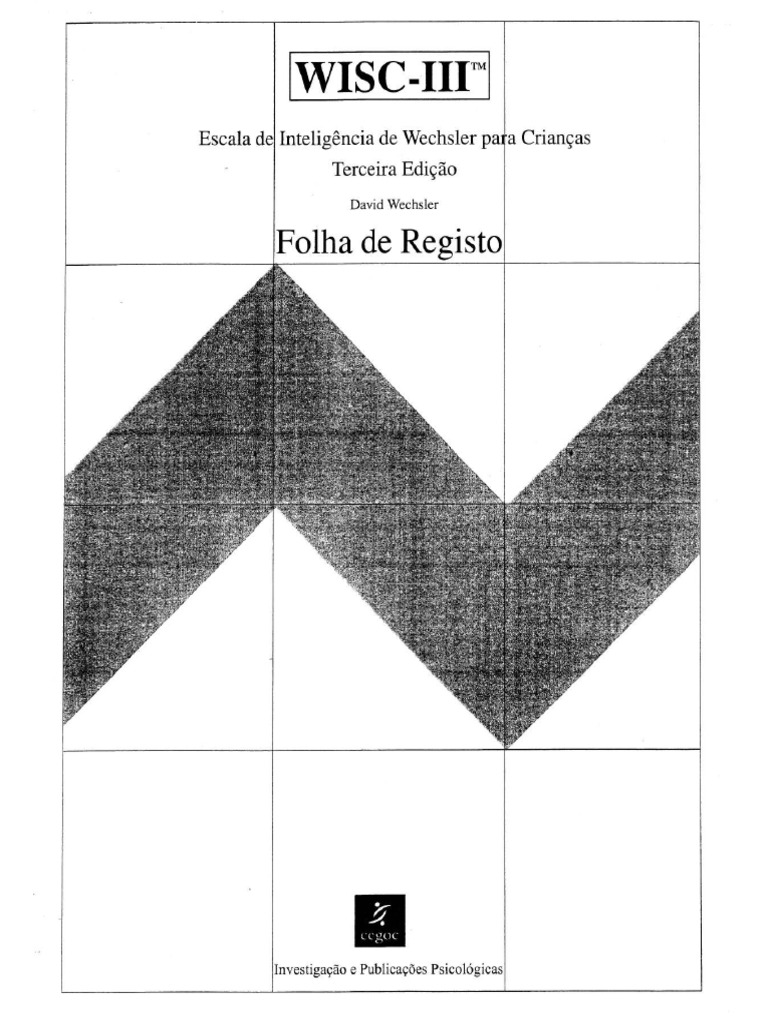 Protocolo WISC | PDF