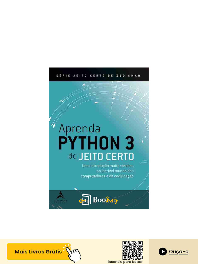 Aprenda Python Do Jeito Certo PDF | PDF | Python (linguagem de ...