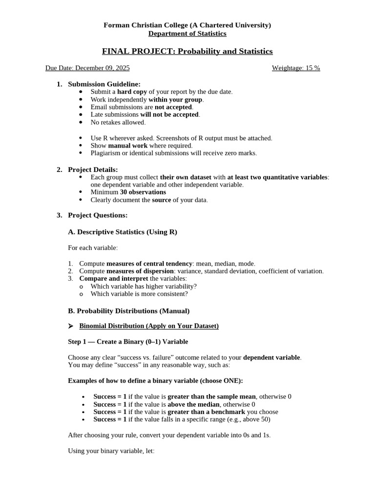 Final Project (STAT115) | PDF | Statistics | Mean
