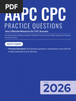 AAPC CPC Practice Test 2025 | PDF | Pneumonia | Patient