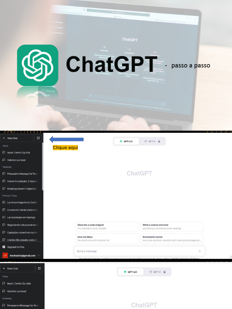 APassa a Passo Para Trabalha a Ferramenta CHAT GPT.pptx | PDF