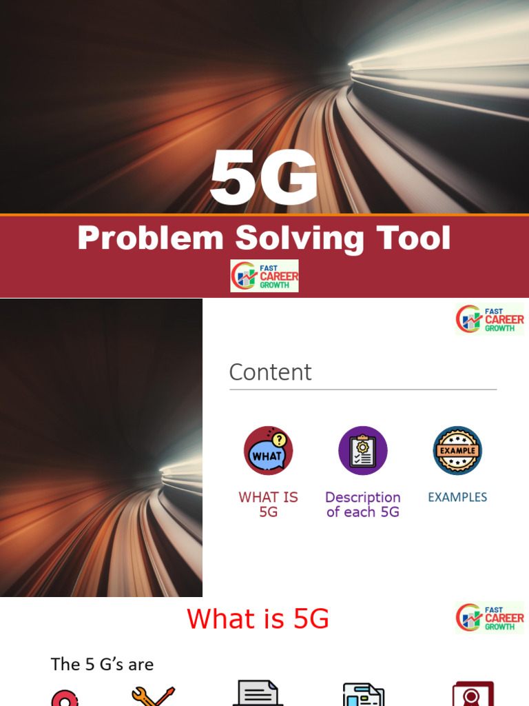5G Problem Solving Tools 1733414561 | PDF | Cognitive Science