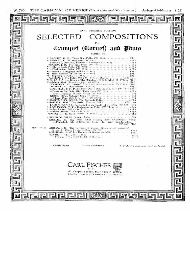 Carnival Piano Part | PDF