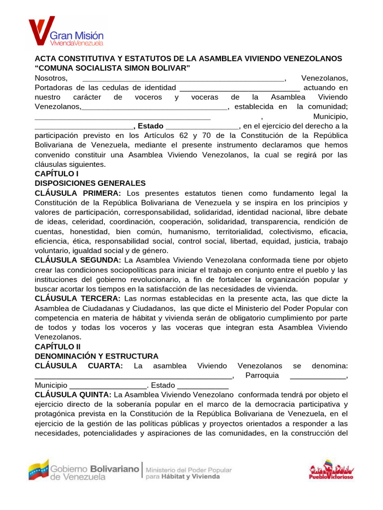 Asociacion Viviendo Venezolano | PDF | Venezuela | Gobierno
