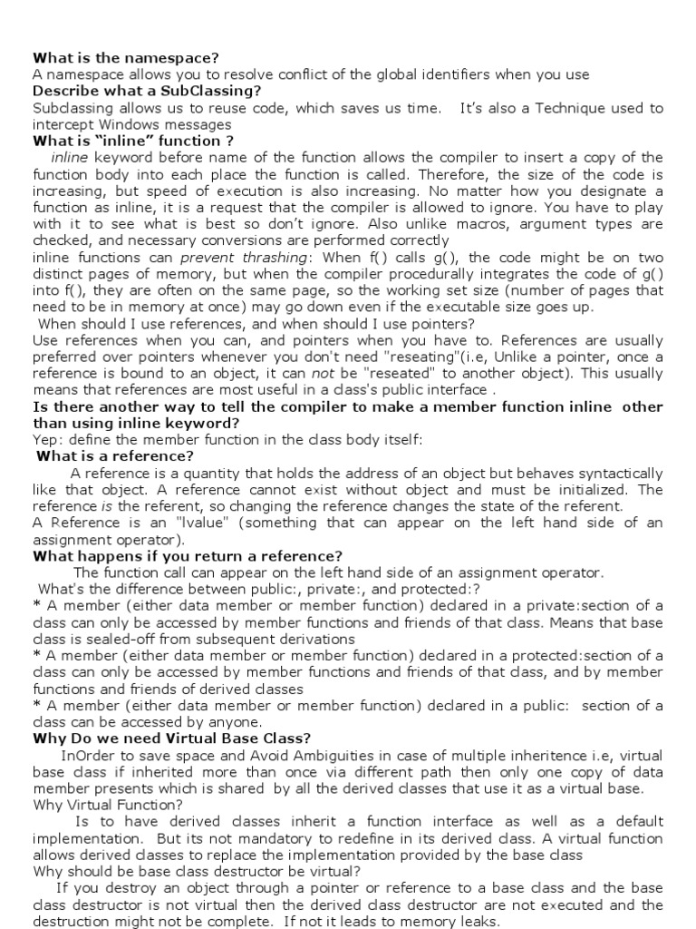 Interview Question Collection For Amdocs Pdf Constructor Object Oriented Programming