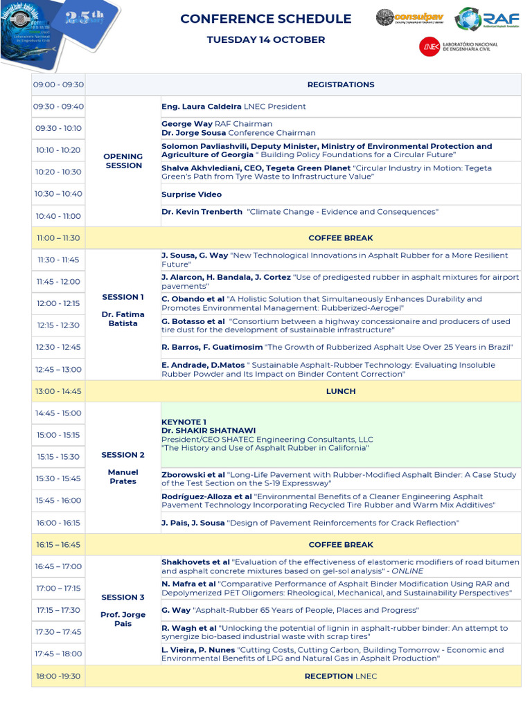 RAR2025 Program | PDF | Road Surface | Pedestrian Infrastructure