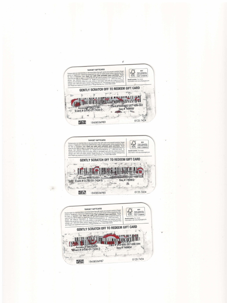 Target Cards - 20251201 - 0001 | PDF