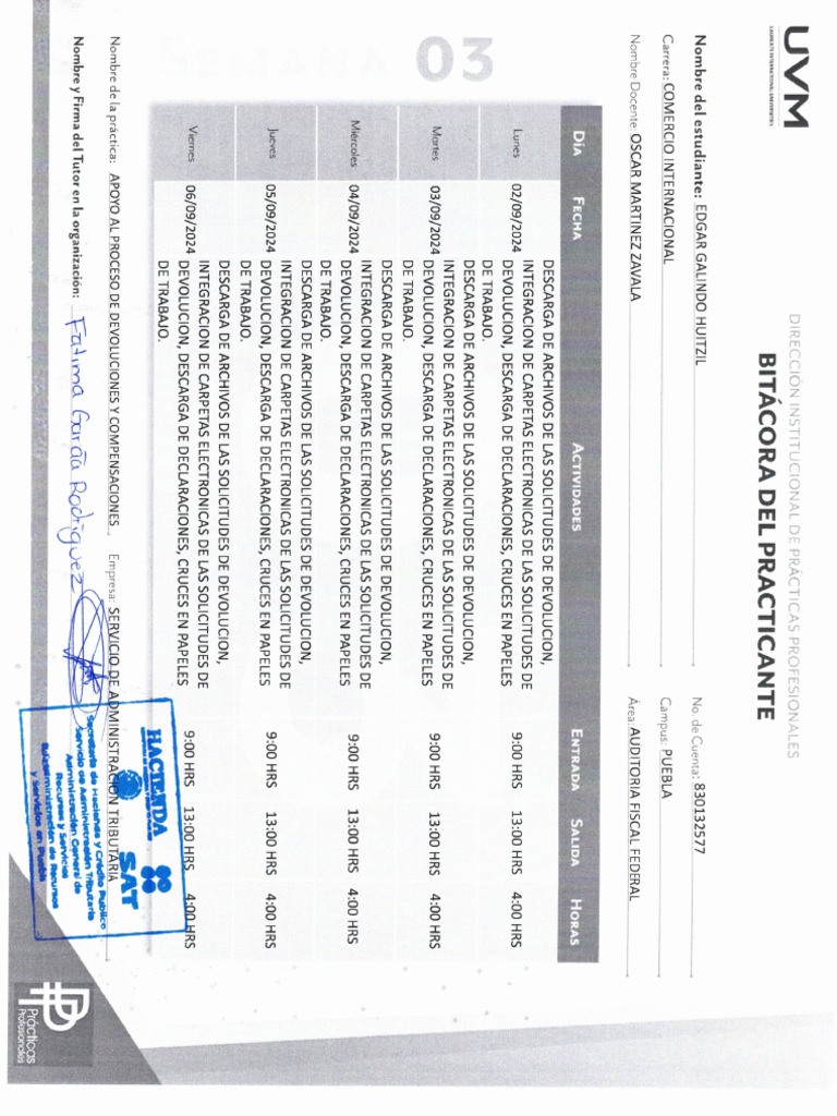 Bitacora S03.PDF | PDF