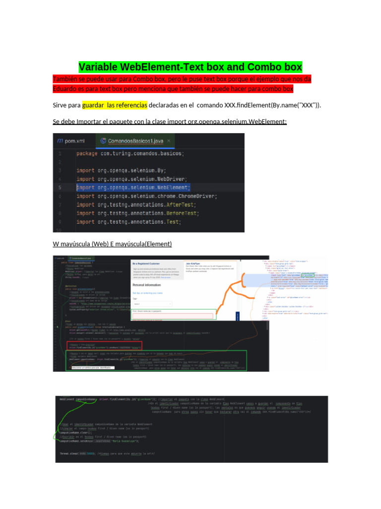 CLASE 3-WebElement, Ventanas Emergentes Dentro de La Pagina Web, Hacer ...