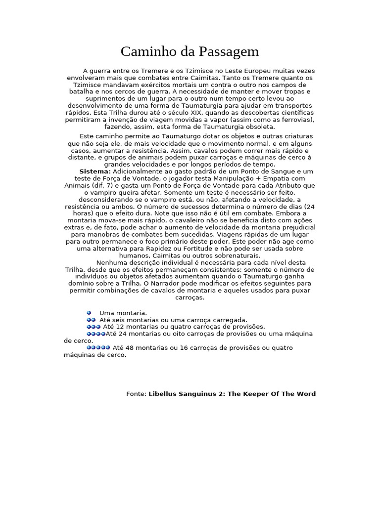 Caminho Da Passagem | PDF | Cavalos | Cerco