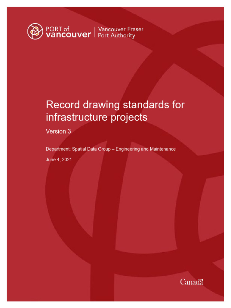VFPA-Record-Drawing-Standards | PDF | Sanitary Sewer