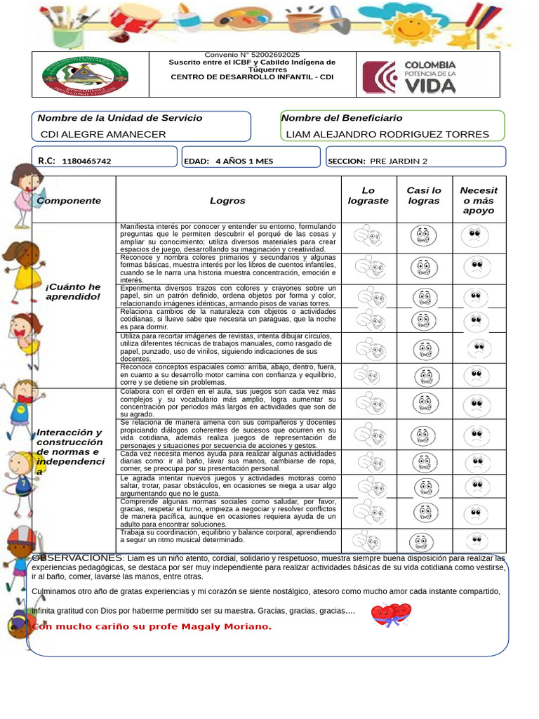 Cartas Informativas Prejardin 2 (1) | PDF | Enseñando | Creatividad