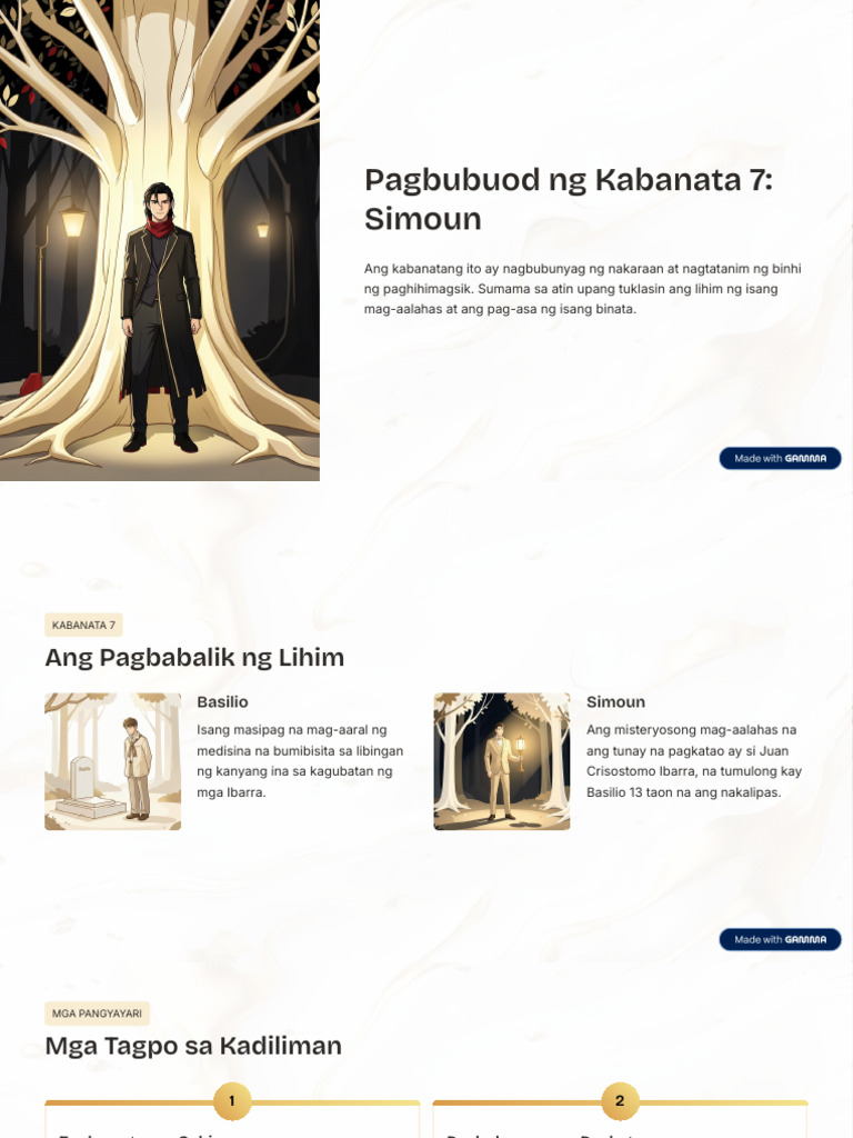 Pagbubuod-ng-Kabanata-7-Simoun | PDF