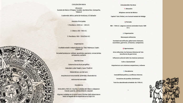 Presentación Historia Antigua Imperio Azteca Maya México Limpio ...