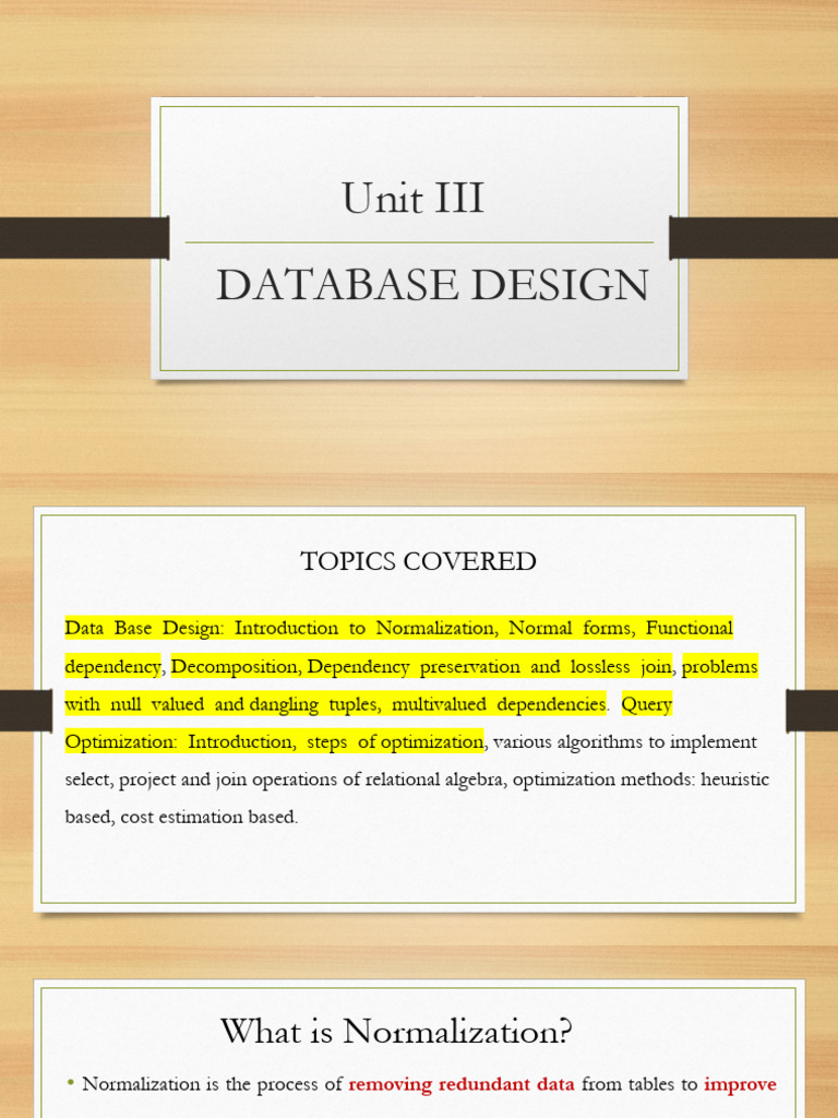 Unit 3 | PDF | Databases | Data Management