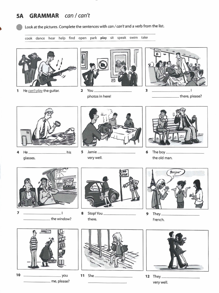 Grammar 5A | PDF