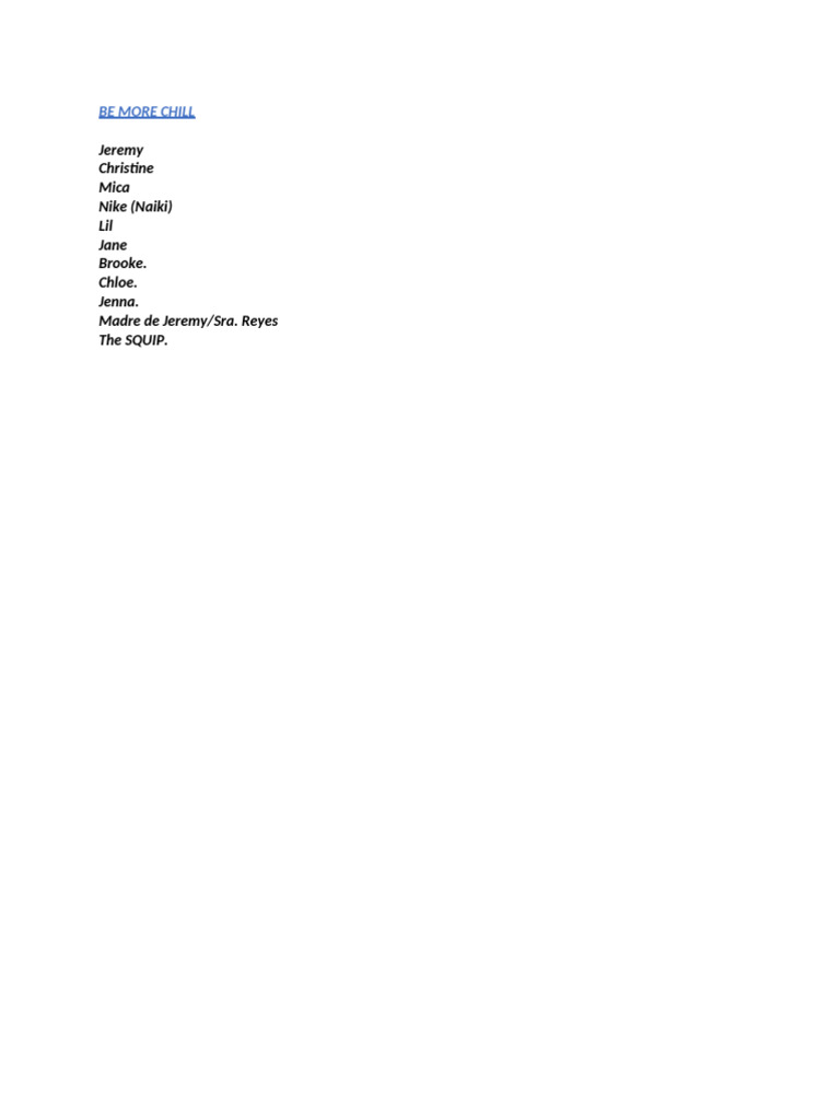 BE MORE CHILL 2019 copy | PDF