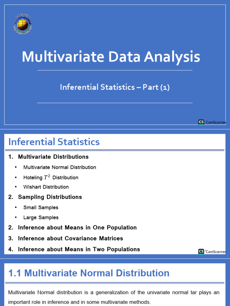 6- Inferential Statistics - Part (1) | PDF | Statistical Inference ...
