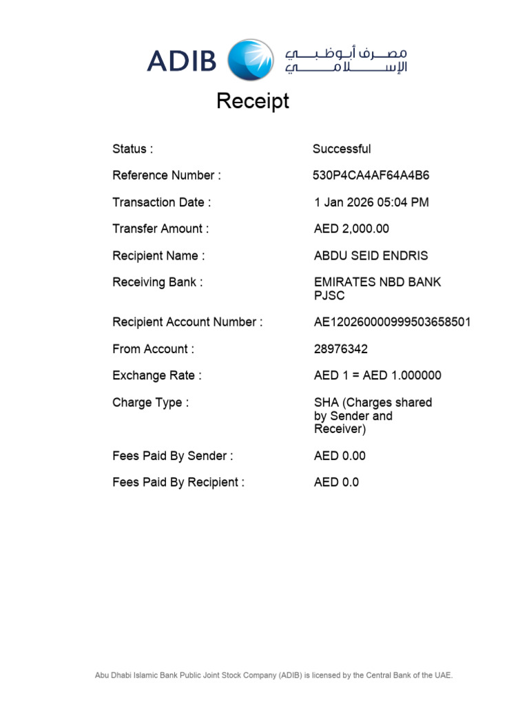 Transaction Receipt | PDF