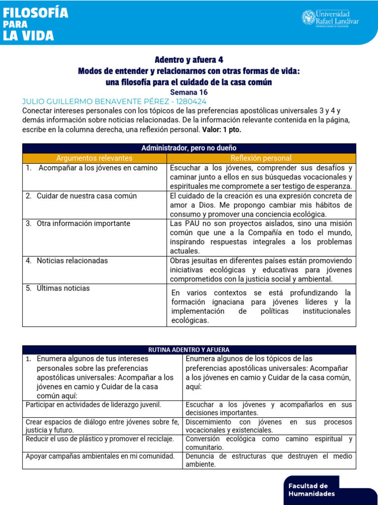 Afuera y Adentro 4 Julio Benavente | PDF