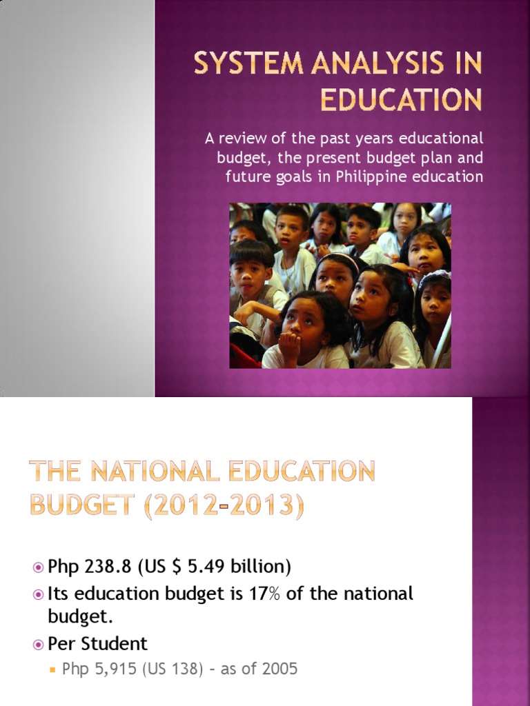 Philippine Education Budget Analysis | PDF | Corruption | Secondary School