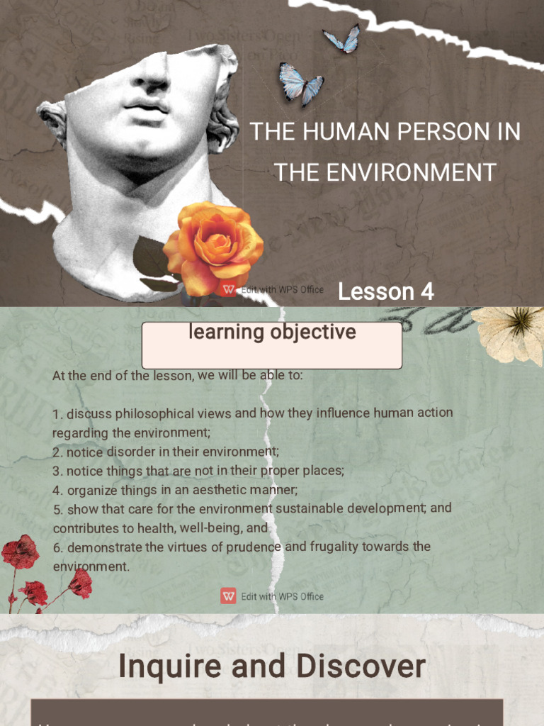 Copy of the Human Person in the Environment | PDF | Climate Change ...