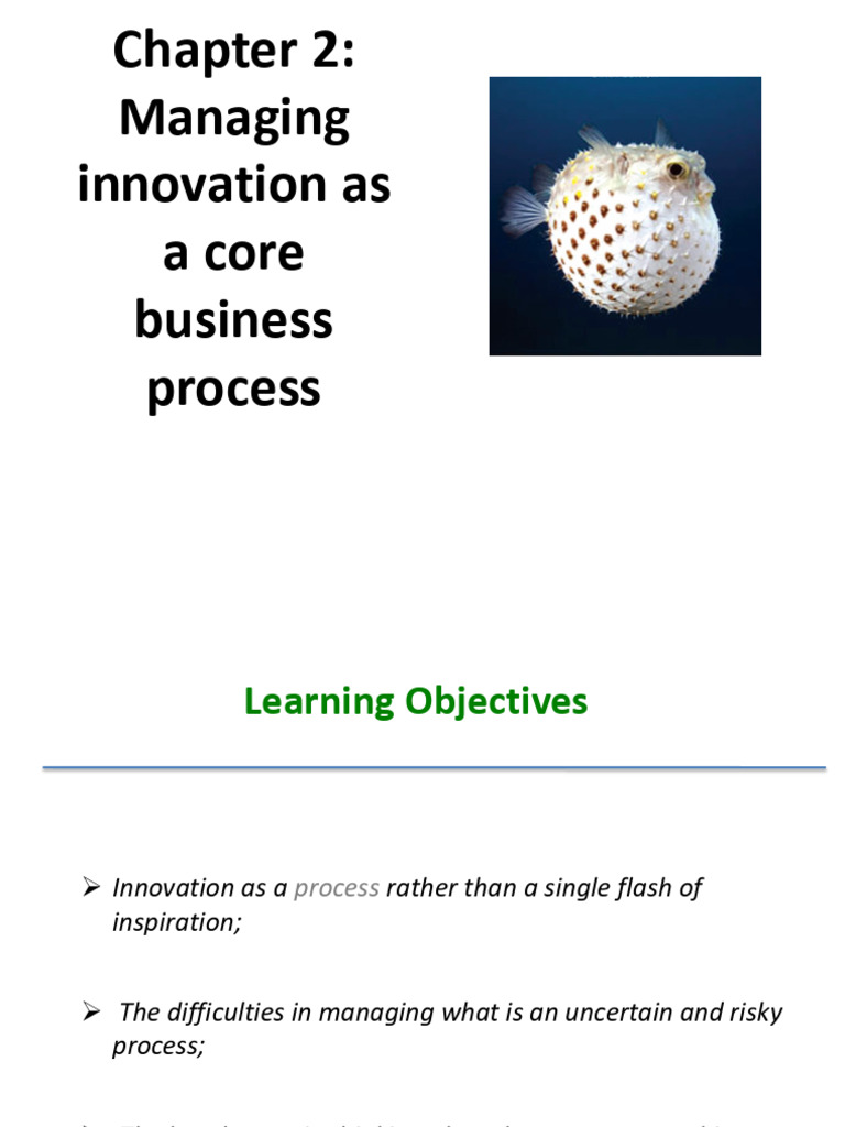 Lecture 2 - Managing Innovation as a Core Business Process | PDF ...