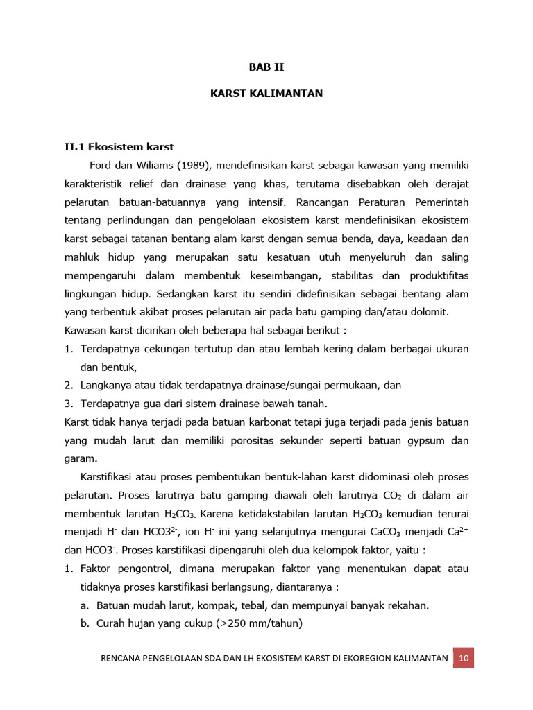 Karst Bab 2. Gambaran Umum | PDF