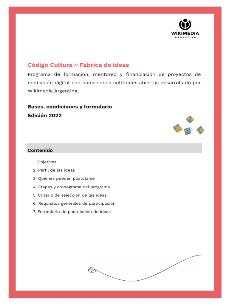 Código Cultura Bases y Condiciones 2022 | PDF