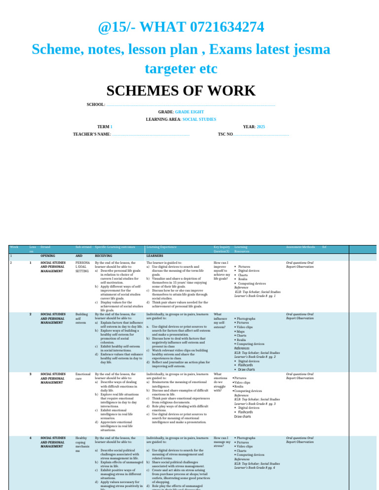 grade-8-social-studies-schemes-of-work-term-1--klb-top-scholar (6 ...