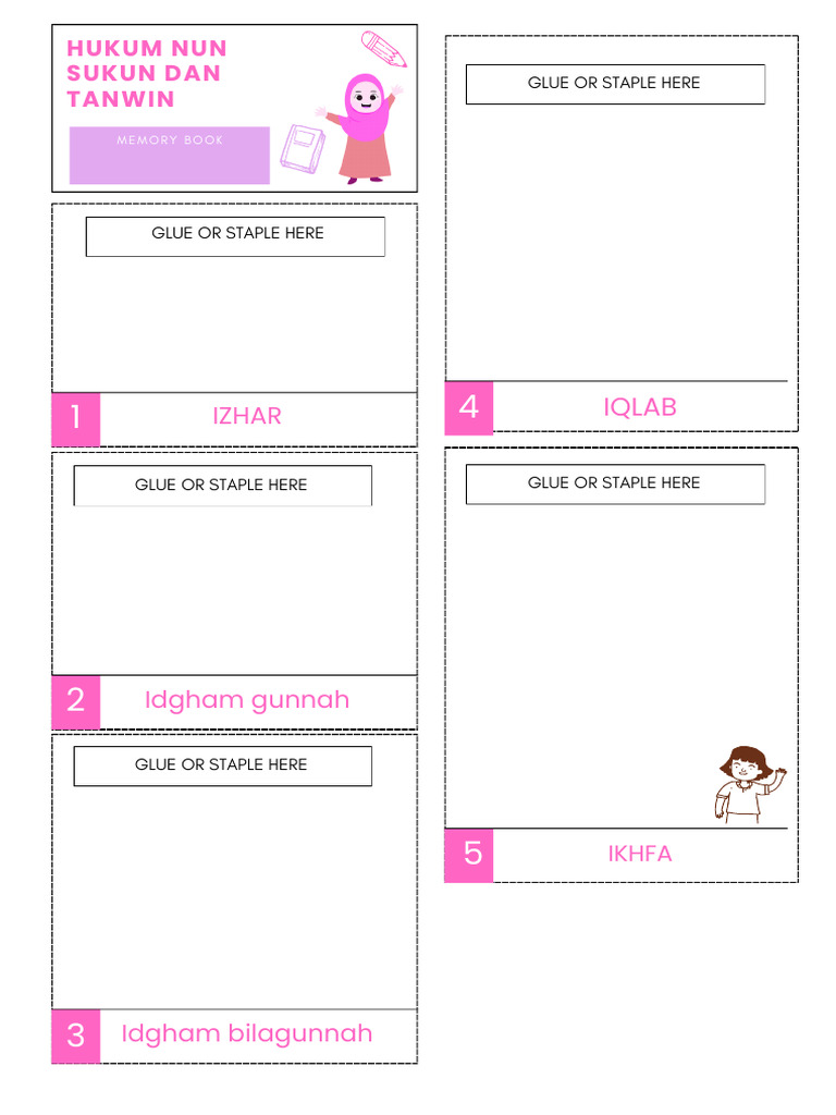Flip Flip Book Worksheet in Monochromatic | PDF