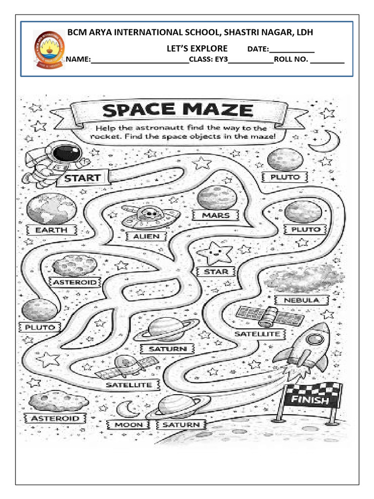 894-C-12970-Fill in The Blanks With Space Riddles | PDF