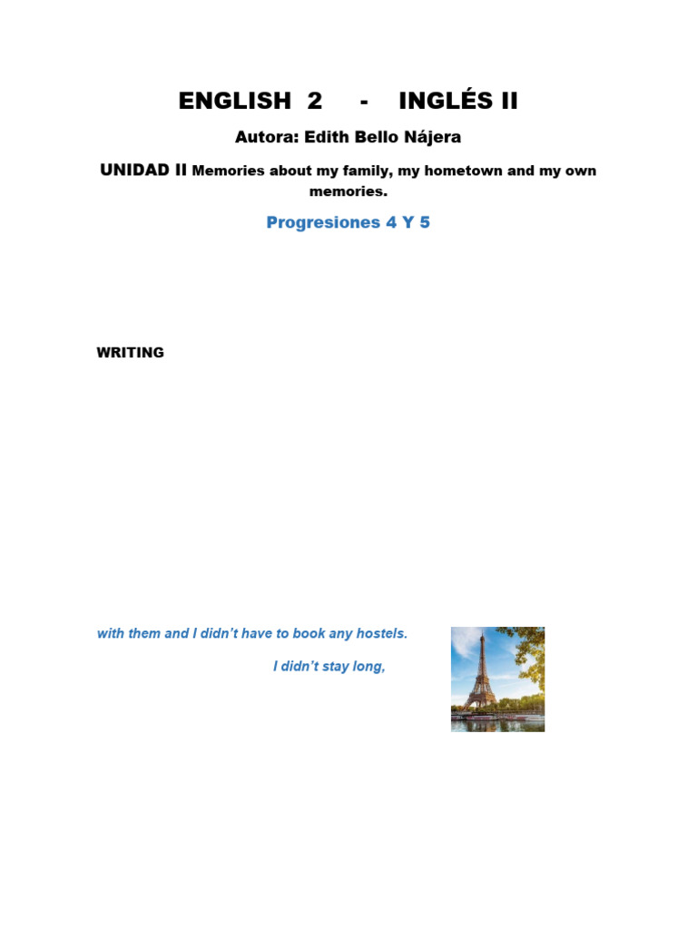 Mat Did. Inglés II Parte 2 2024 | PDF