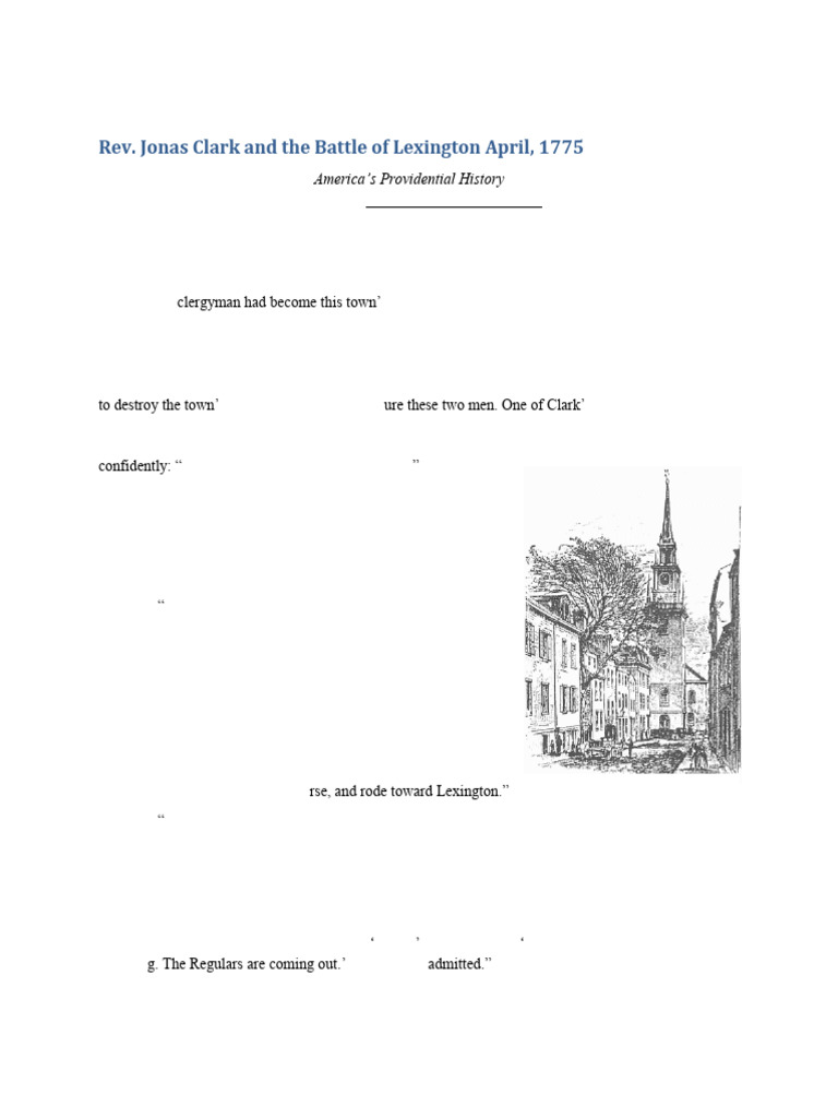 Battle of Lexington | PDF