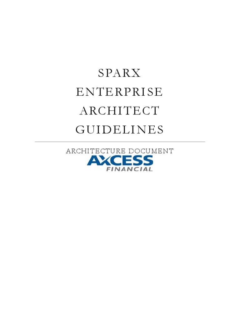Sparx Enterprise Architect Guidelines | PDF | Version Control ...