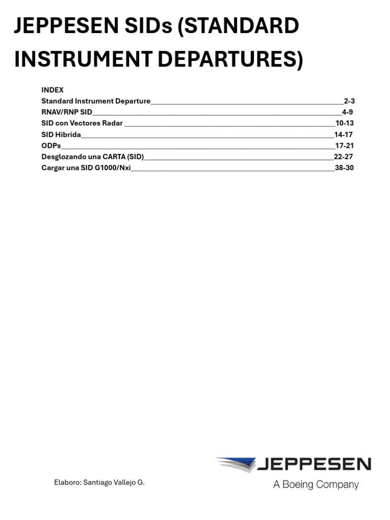 Standard Instrument Departure ESP | PDF | Control de tráfico aéreo ...