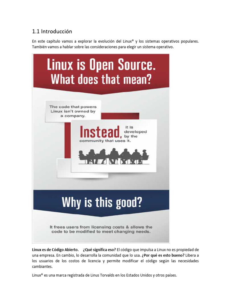 Capítulo 1_Introducción a Linux | PDF | Distribución de Linux | Mac OS