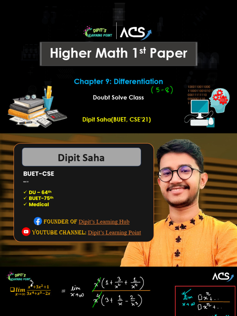 Doubt Solve Class Differentiation 5-8 | PDF