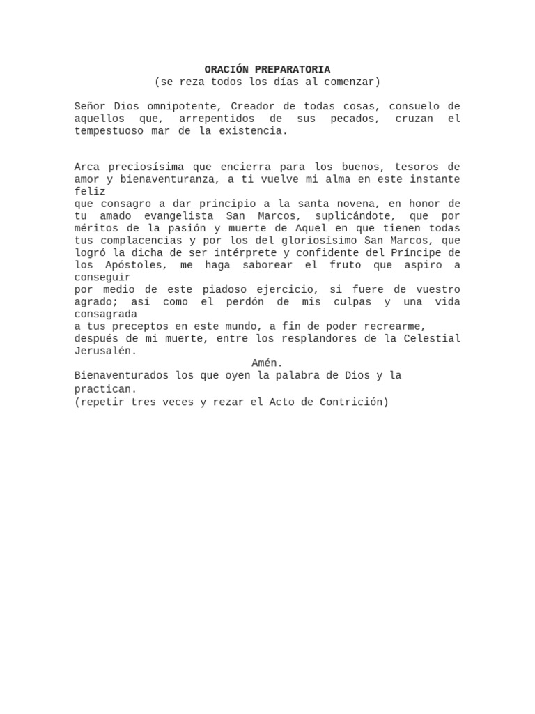Oracion 2 | PDF
