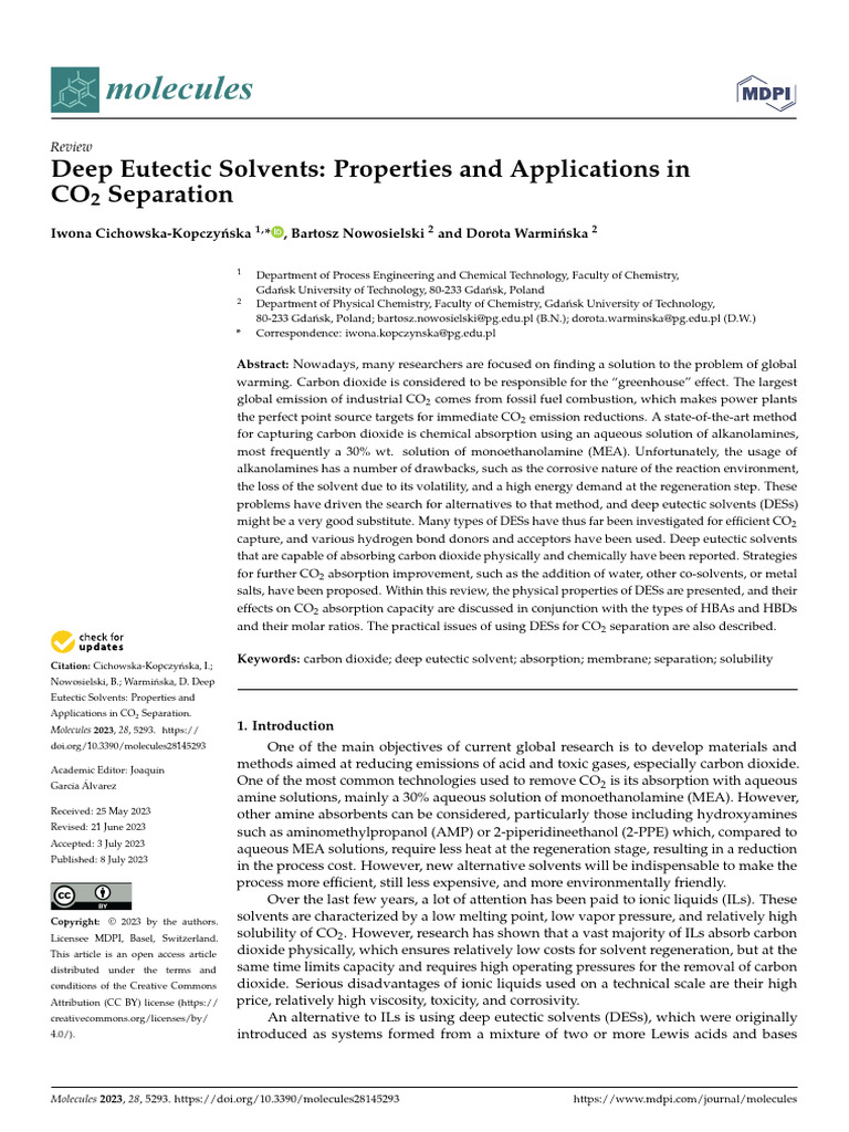 Properties of Choline Chloride | PDF | Applied And Interdisciplinary ...