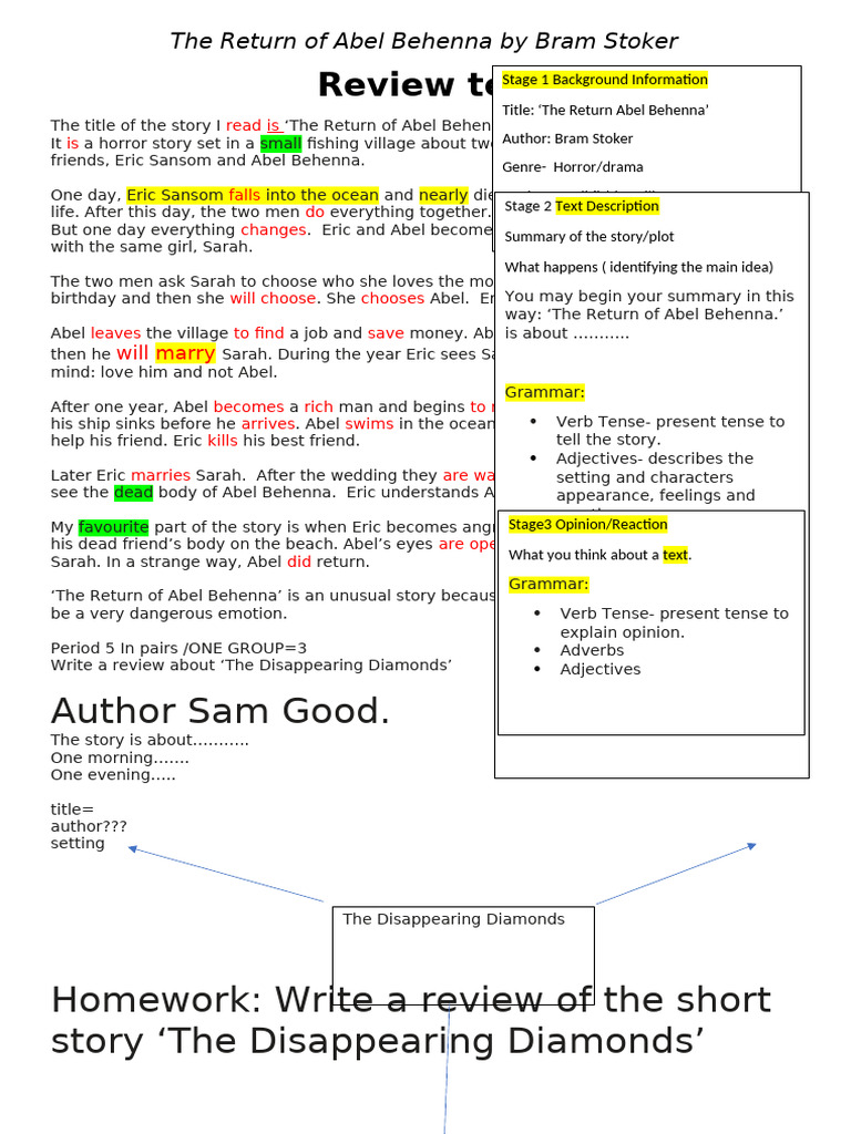 The Return of Abel Behenna MODEL REVIEW | PDF | Linguistics