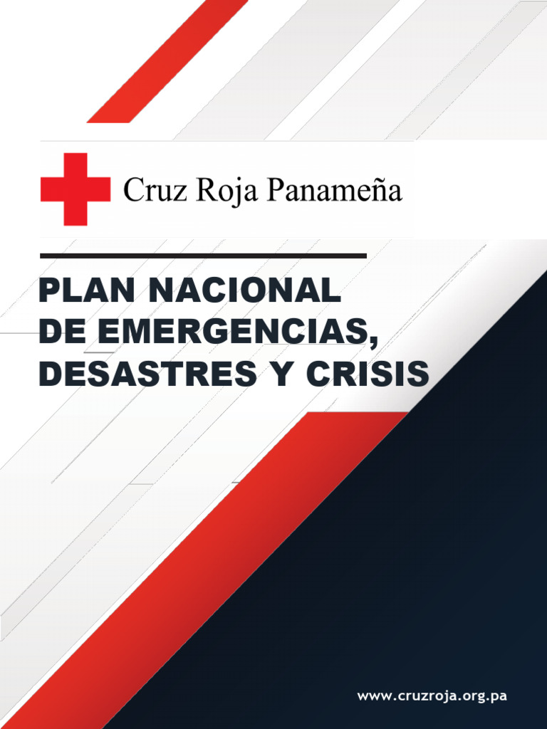 Plan Nacional Respuesta Cruz Roja Panamena Version Ultima | PDF | Movimiento Internacional de la ...