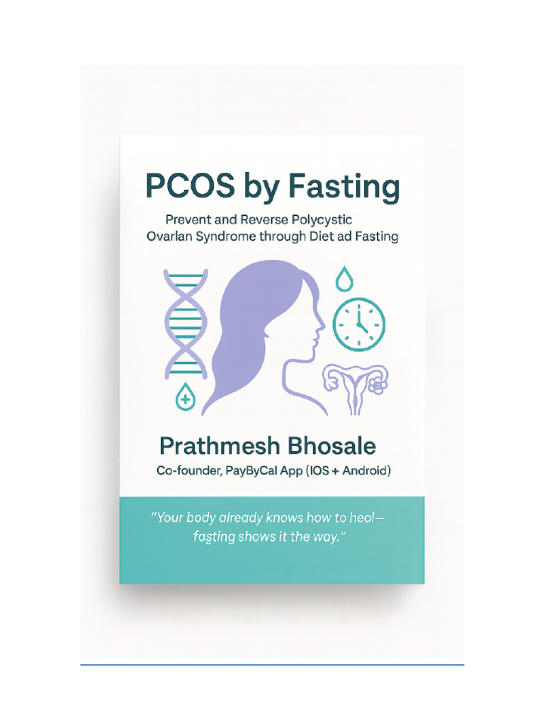 PCOS by Fasting Booklet | PDF | Polycystic Ovary Syndrome | Luteinizing ...